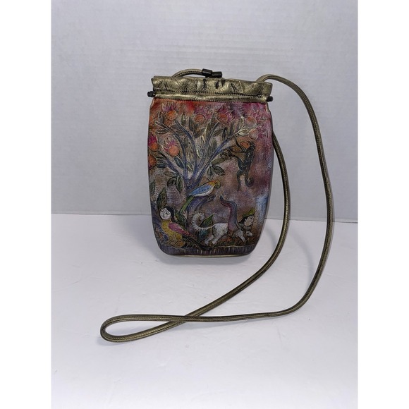 Jane Yoo | Bags | Vintage Jane Yoo Hand Painted Signed Crossbody ...